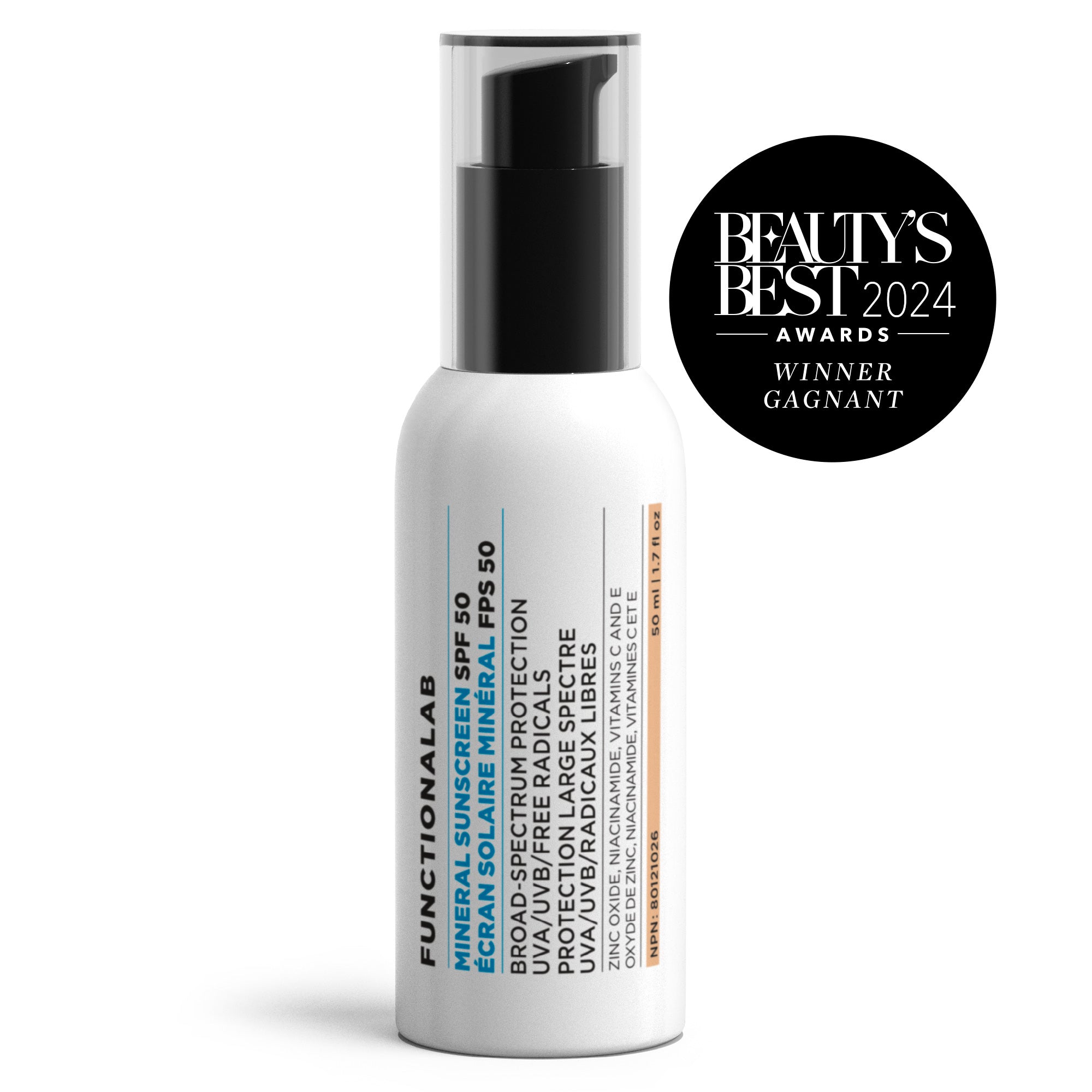 Tinted Mineral Sunscreen SPF 50 | Functionalab