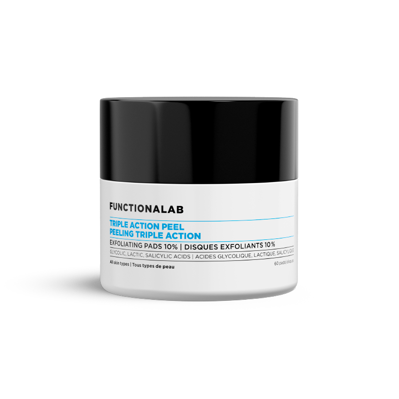 Triple Action Peel Exfoliating Pads 10% – Functionalab